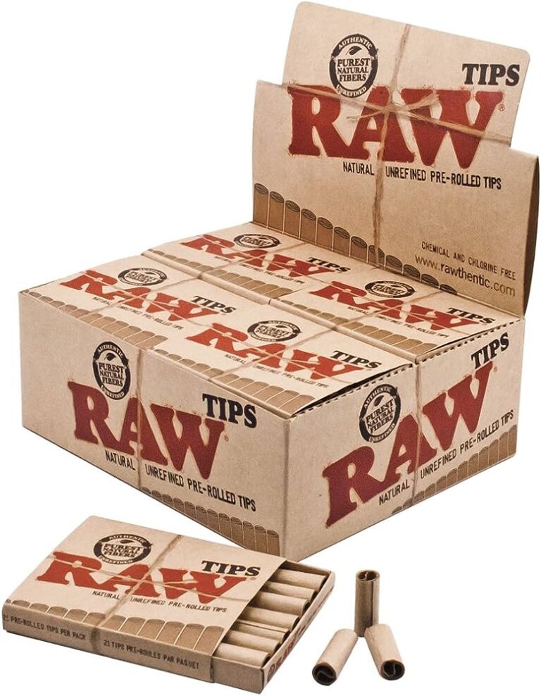 Raw Caja Tips Prerolled – Blossom